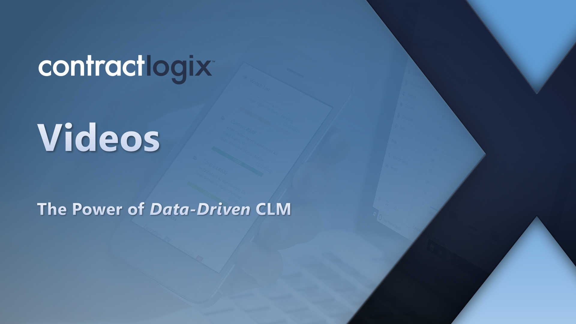 Contract Management Videos From Contract Logix