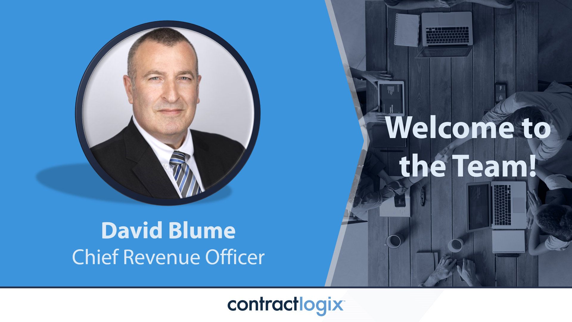 Contract Logix Appoints David Blume to Chief Revenue Officer