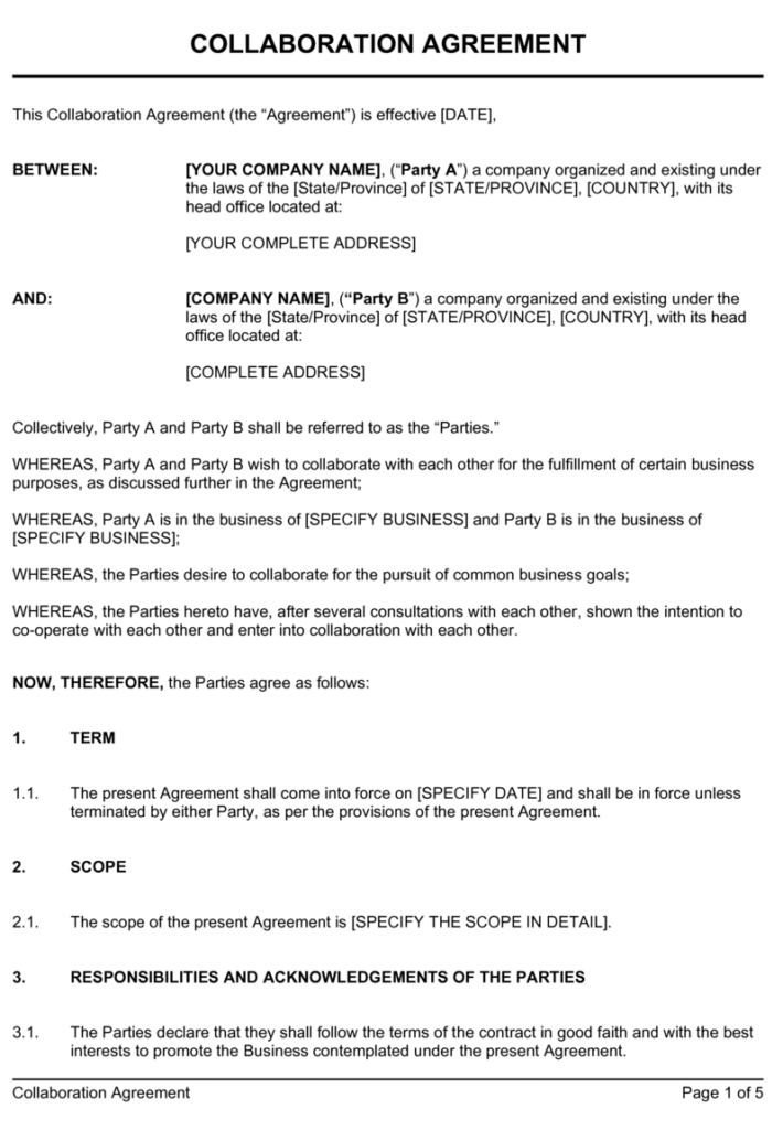 The Ultimate Guide to Collaboration Agreements - Read Article