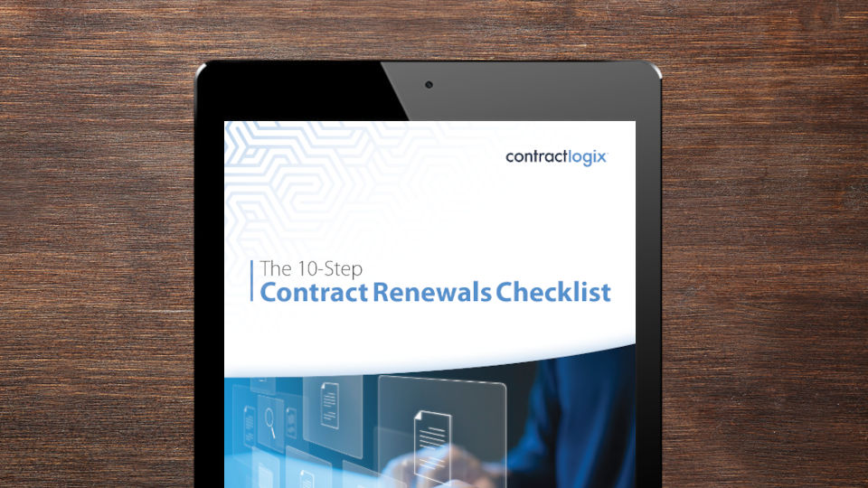 The 10-Step Contract Renewals Checklist - Download Now