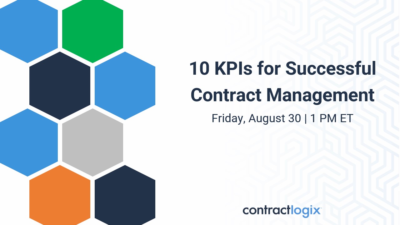 10 KPIs for Successful Contract Management - Register Now